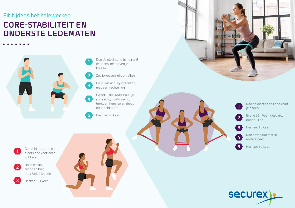 Fit tijdens het telewerken | Securex